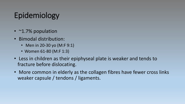 Shoulder dislocation: Types and Management Methods of Reduction | PPTX