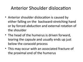 SHOULDER DISLOCATION Presentation.pptx