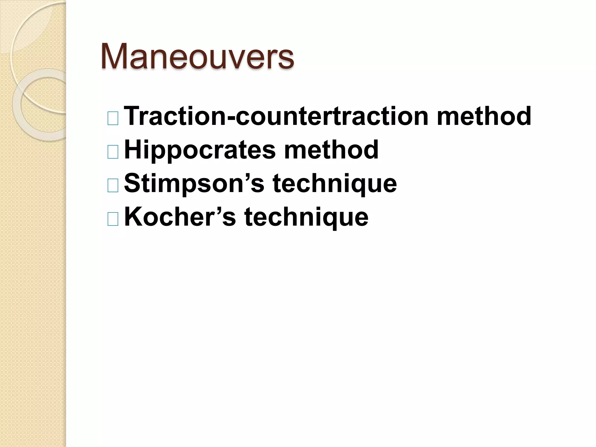 Shoulder dislocation Saseendar | PPSX
