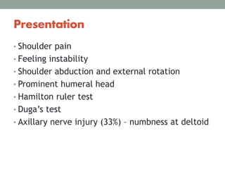 Shoulderdislo kan | PPT