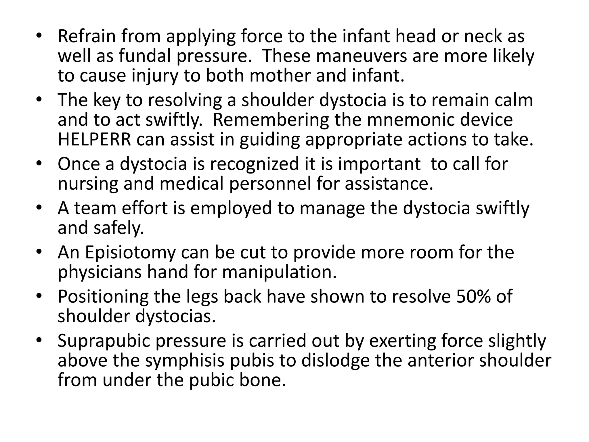 Shoulderdystocia | PPTX