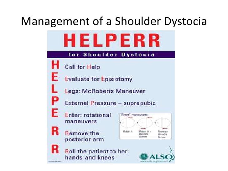 Shoulder Dystocia