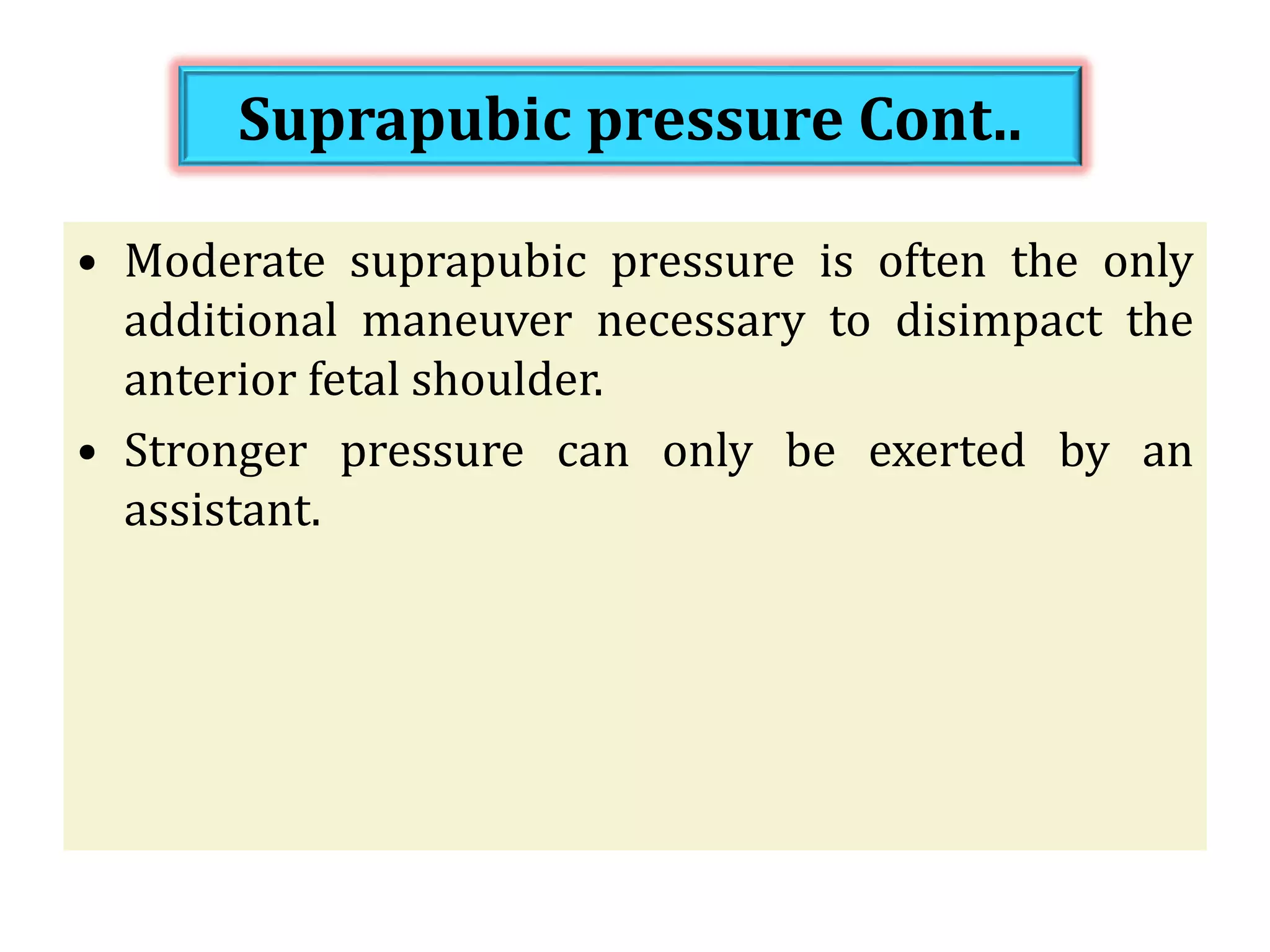 SHOULDER DYSTOCIA | PPTX