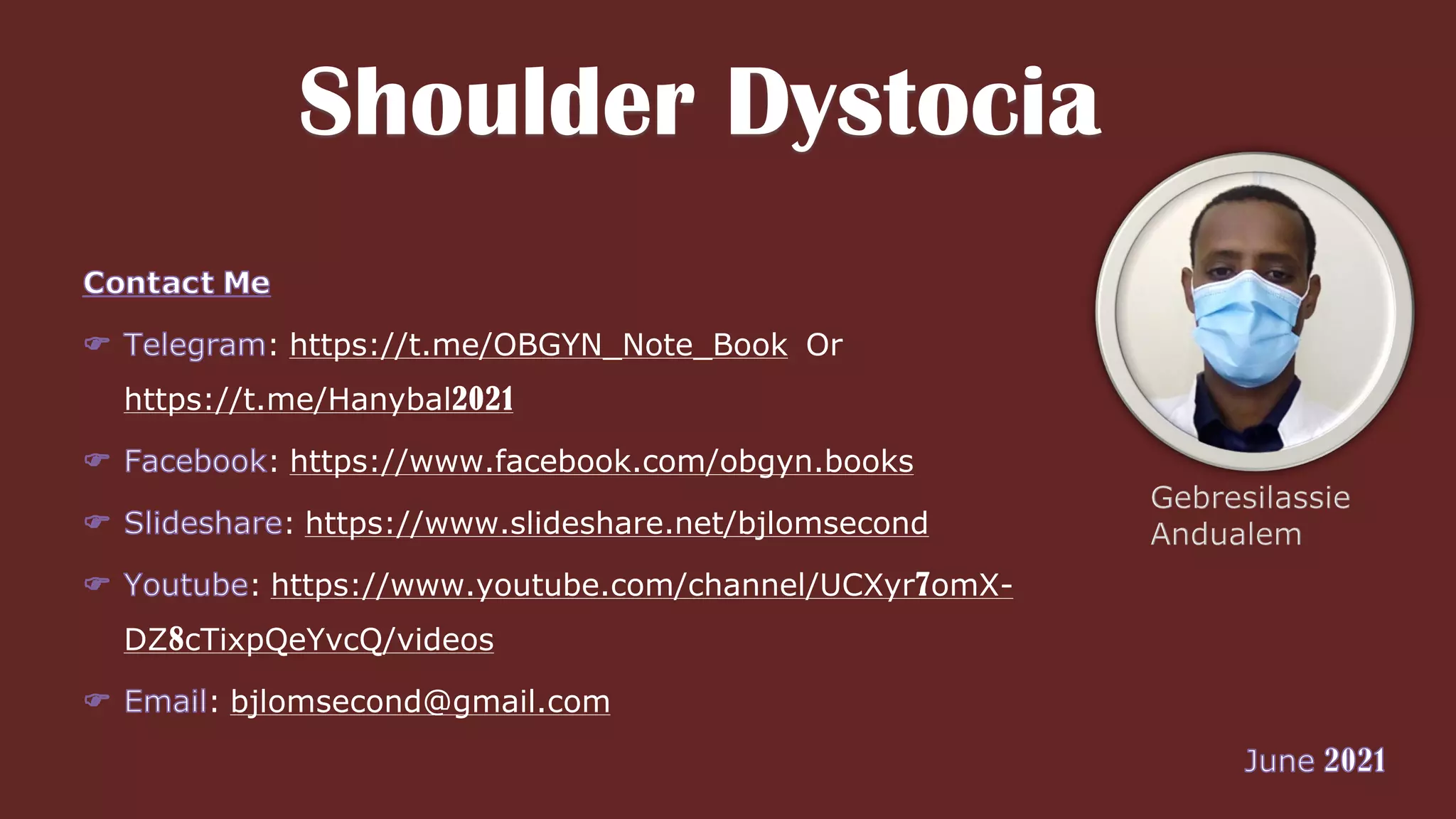 Shoulder dystocia 2021 | PDF