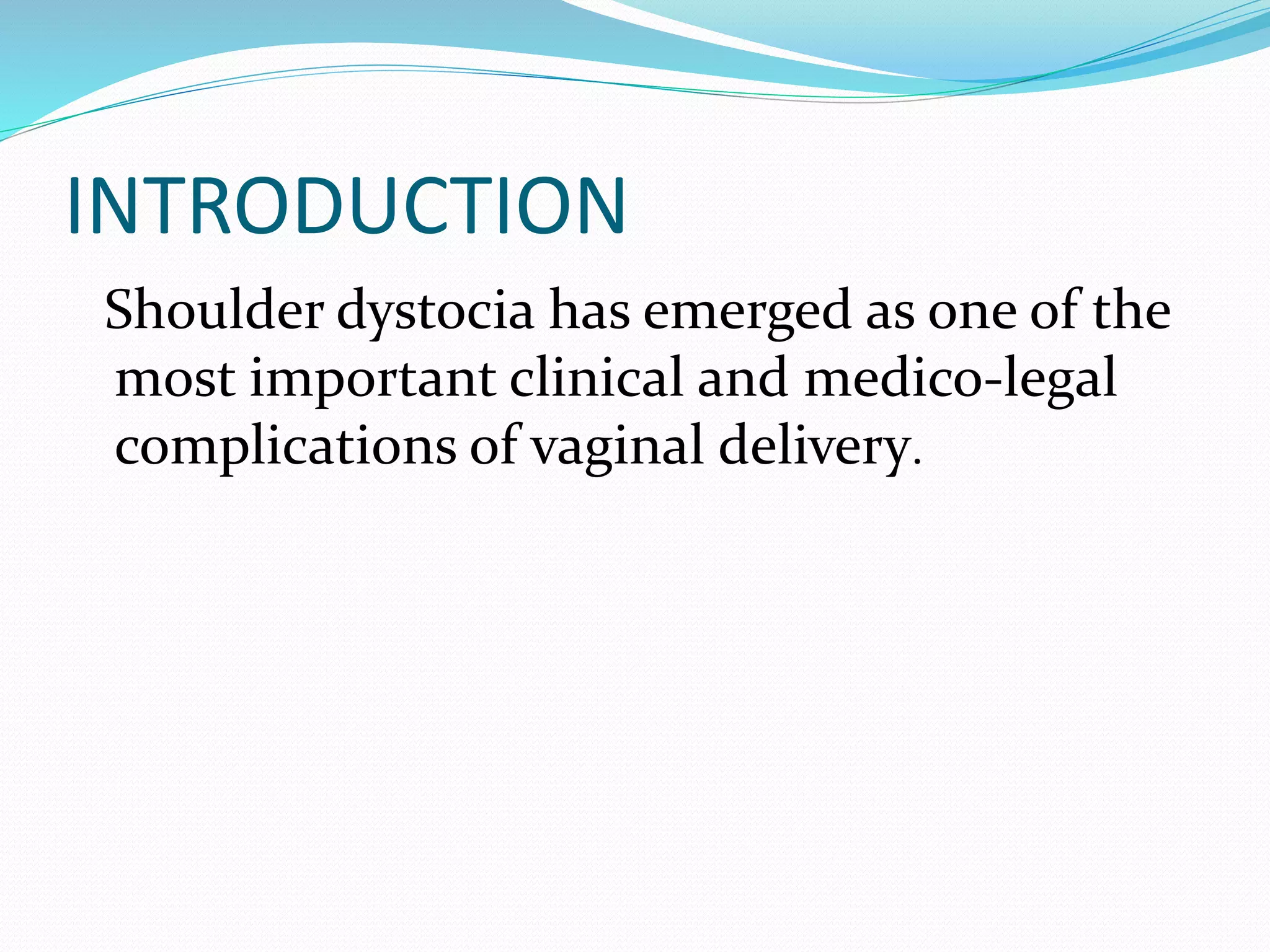 Shoulder dystocia | PPTX