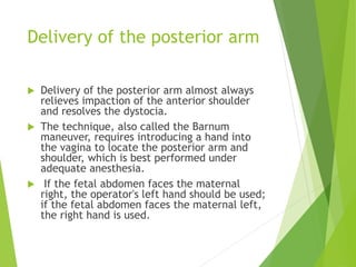shoulder dystocia.pptxhhgfffgghhtttttffffffgg | PPTX