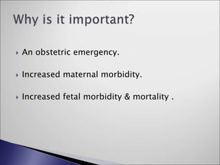 shoulder dystocia (1).ppt | Pregnancy | Reproductive Health