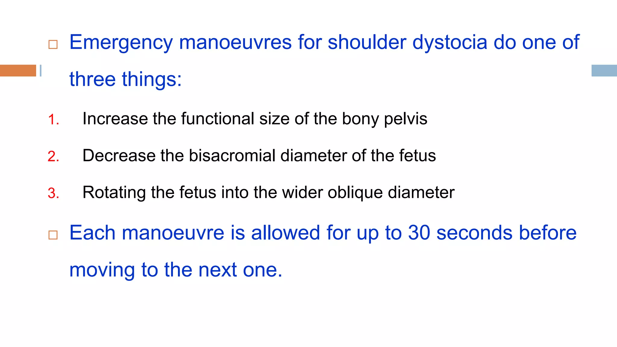 Shoulder dystocia dr Ahmed Walid Anwar Morad | PPTX