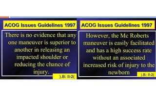 Shoulder dystocia dr Ahmed Walid Anwar Morad | PPTX | Pregnancy ...