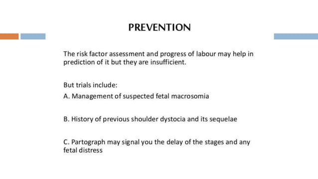 Shoulder dystocia dr Ahmed Walid Anwar Morad | PPTX | Pregnancy ...