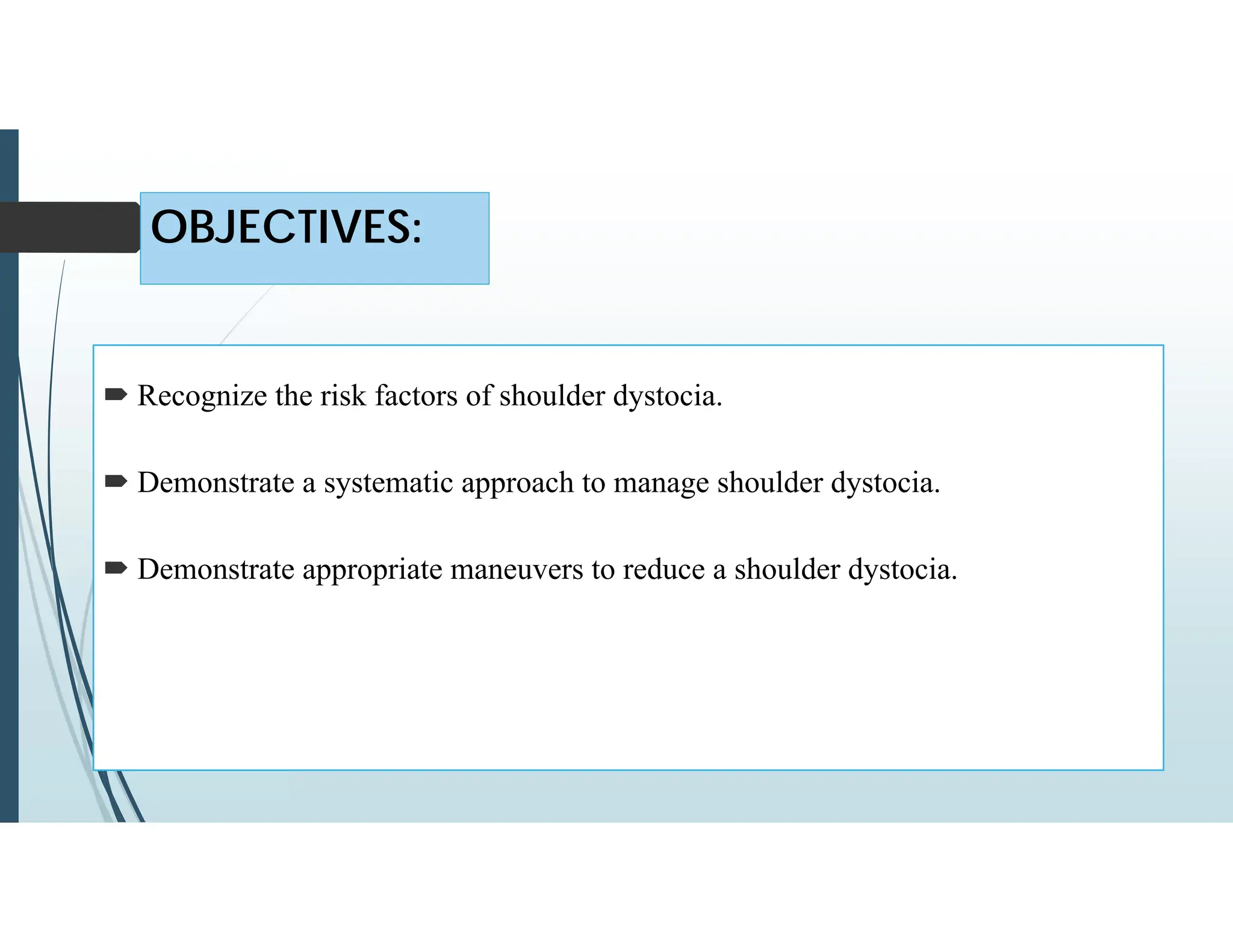 Presentation on shoulder dystocia Powerpoint | PDF