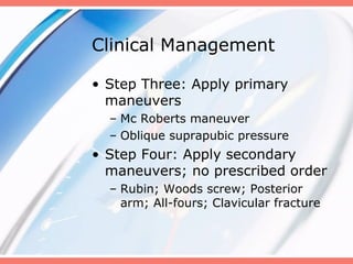 Shoulder dystocia rabi | PPT