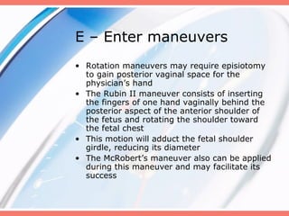 Shoulder dystocia rabi | PPT