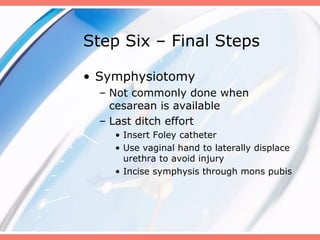 Shoulder dystocia rabi | PPT