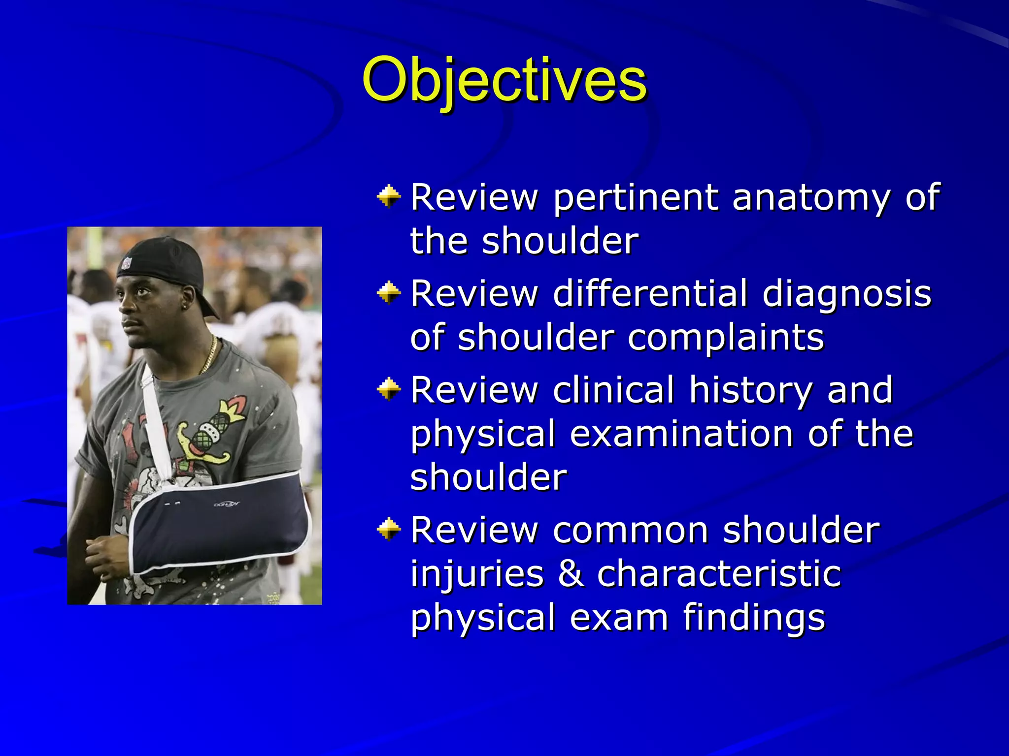 Shoulder exam studentsandresidents | PPT