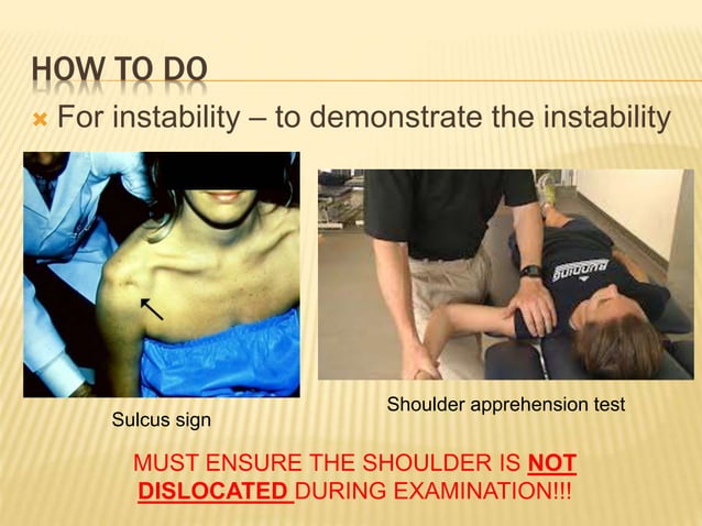Shoulder examination | PPTX