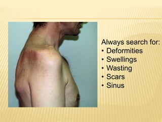 Shoulder examination | PPTX