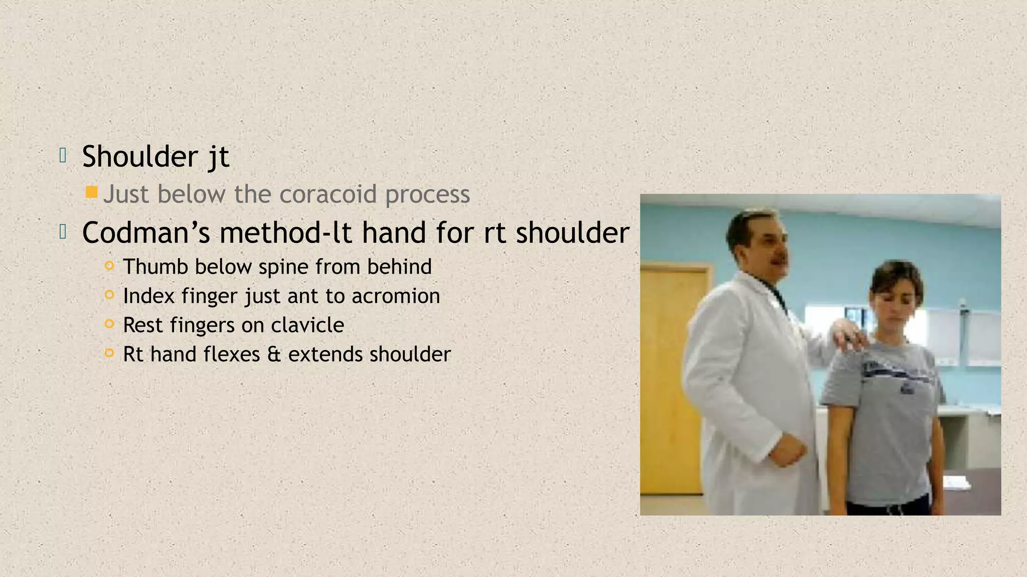 Shoulder examination | PPT