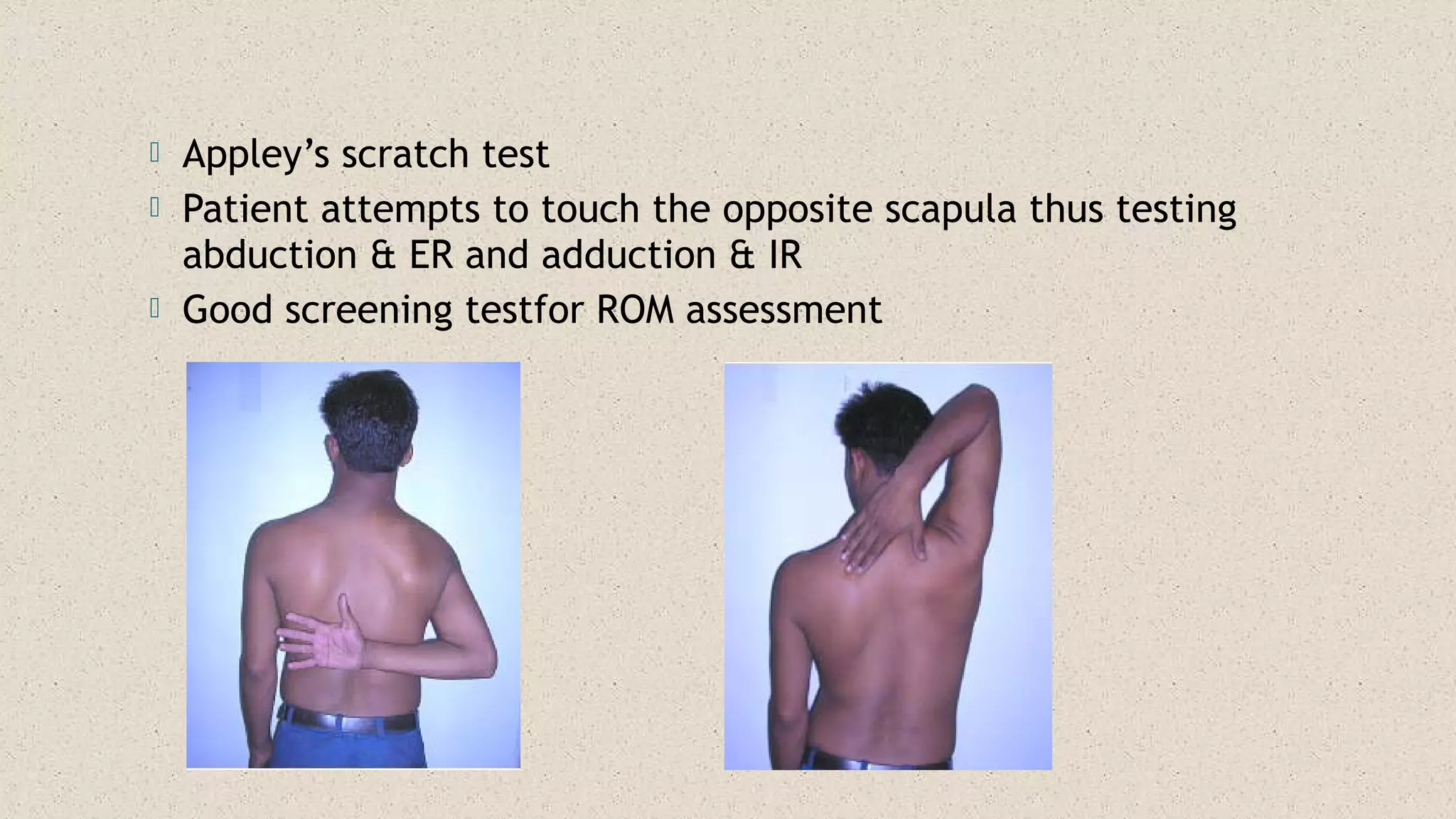 Shoulder examination | PPT