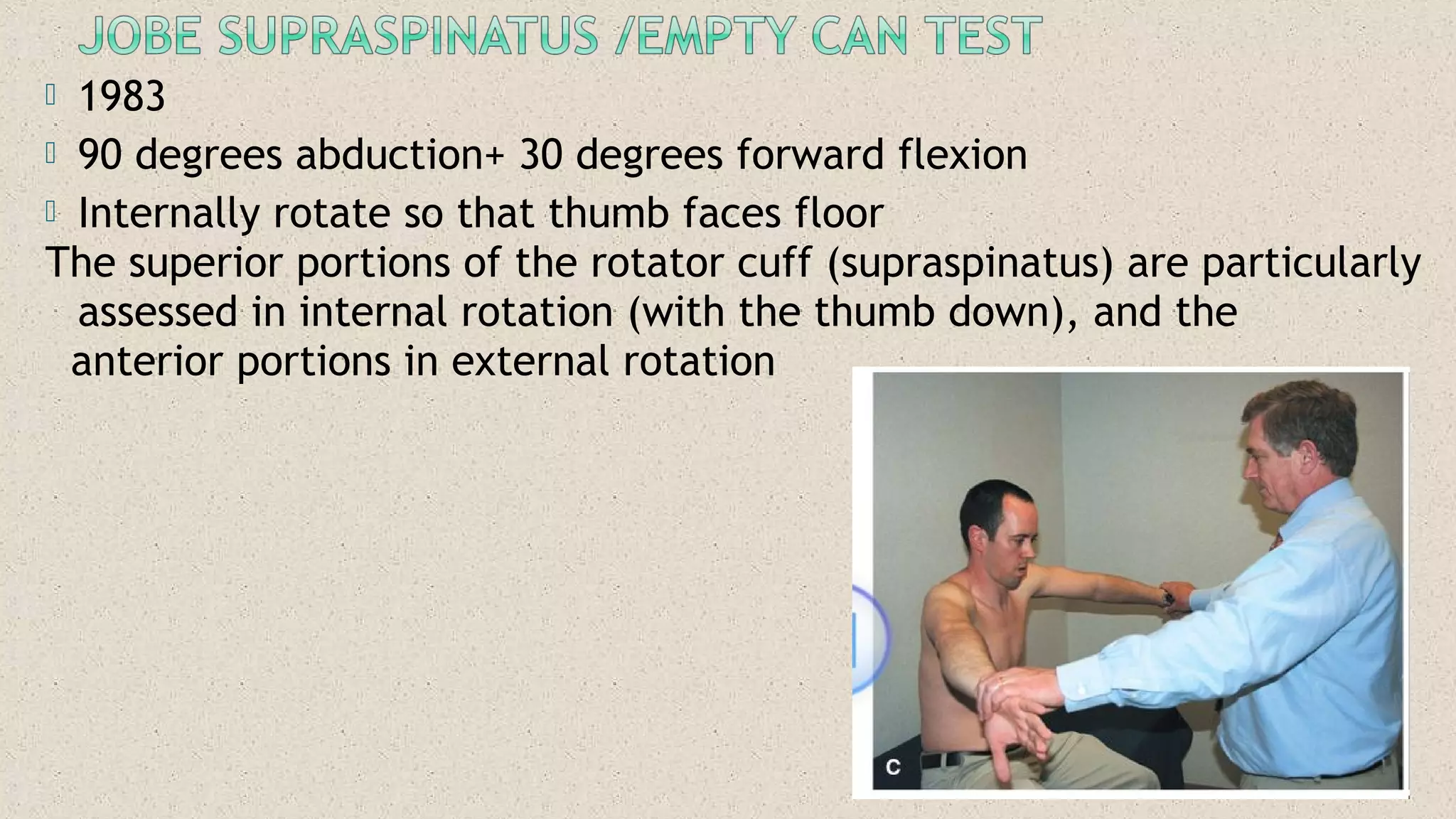 Shoulder examination | PPT