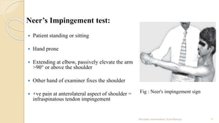Shoulder examination | PPTX