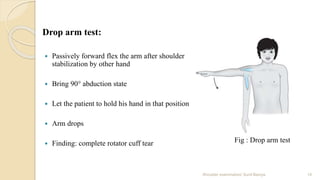 Shoulder examination | PPTX
