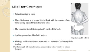 Gerber Lift Off Test