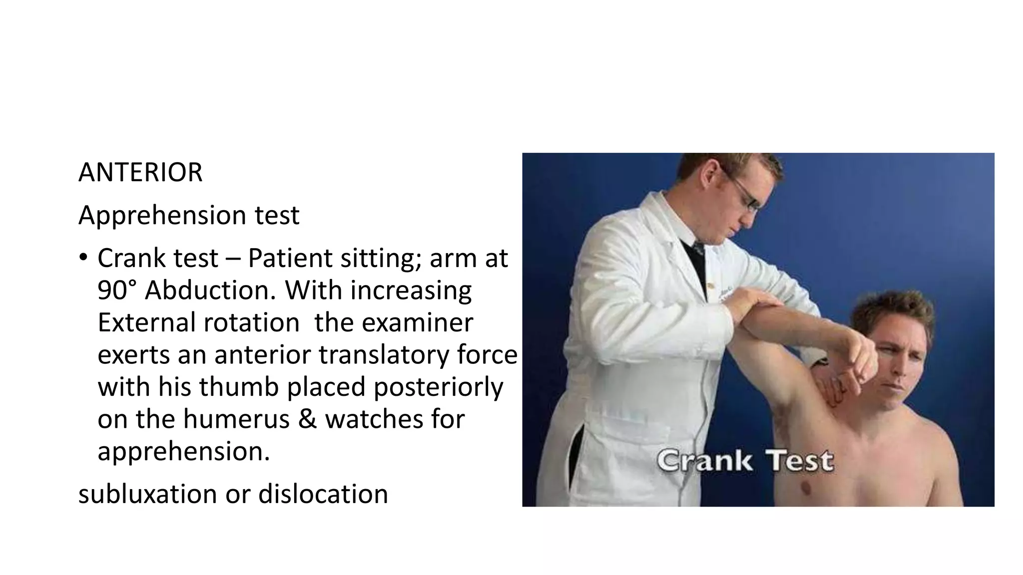 Shoulder examination | PPTX