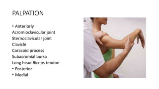 Shoulder examination | PPTX