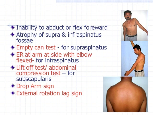 Shoulder examination