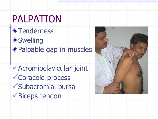Shoulder examination