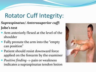 Shoulder examination ppt | PPTX