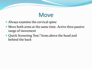 Shoulder examination ppt | PPTX