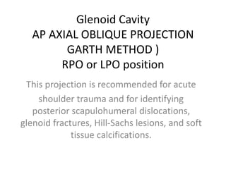 Shoulder girdle presentation | PPTX