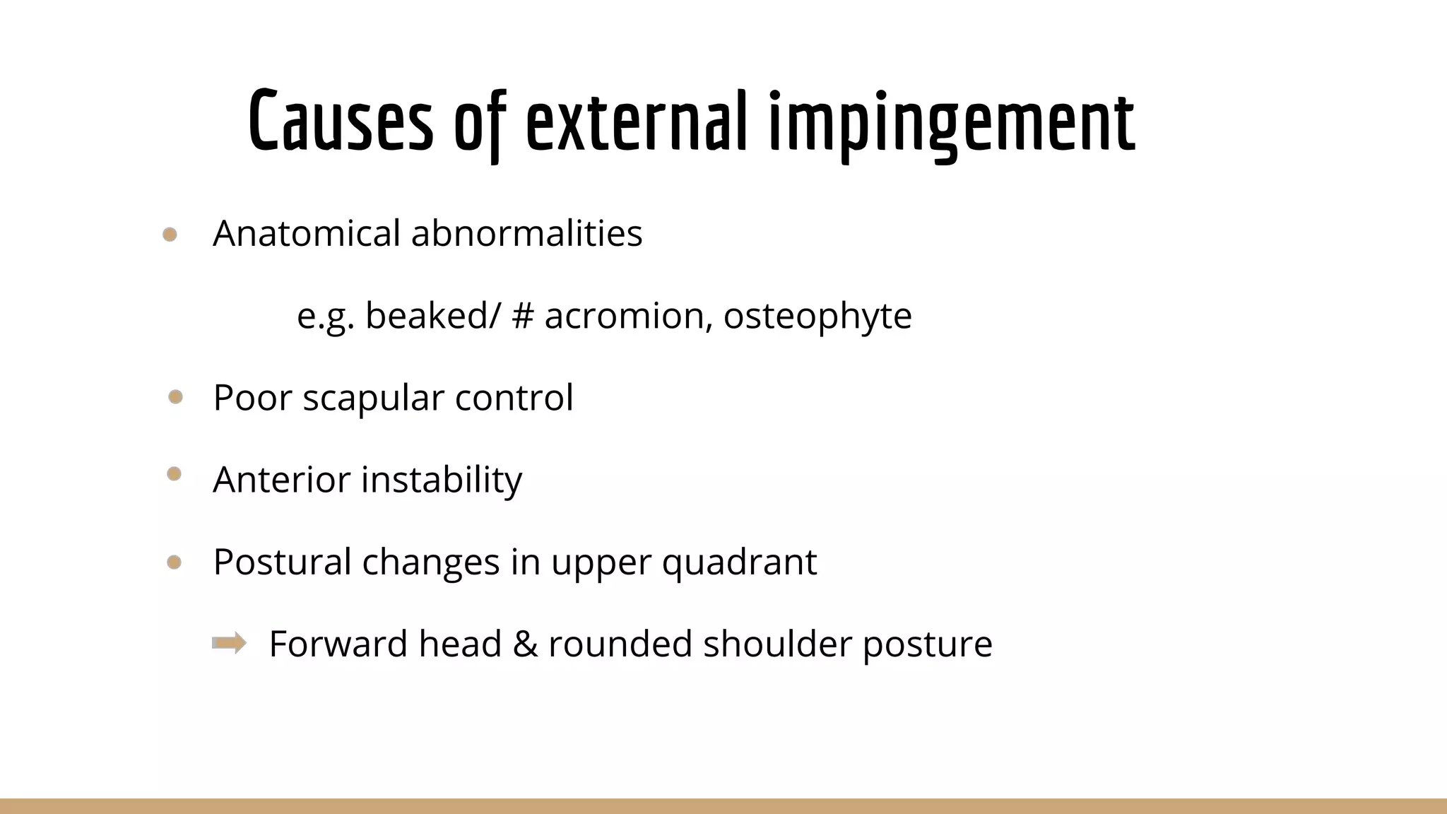 Shoulder impingement syndrome | PPTX