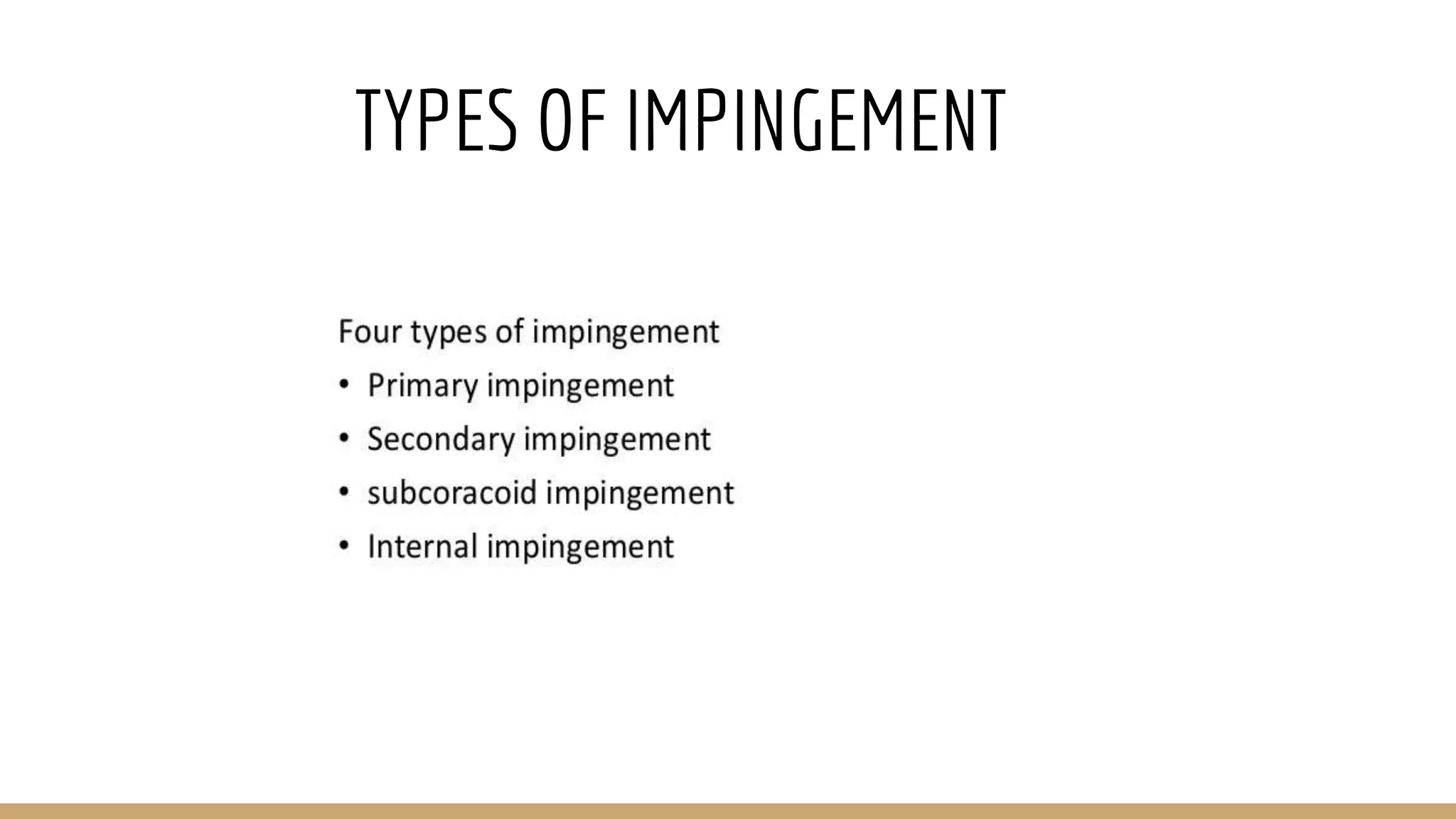 Shoulder impingement syndrome | PPTX