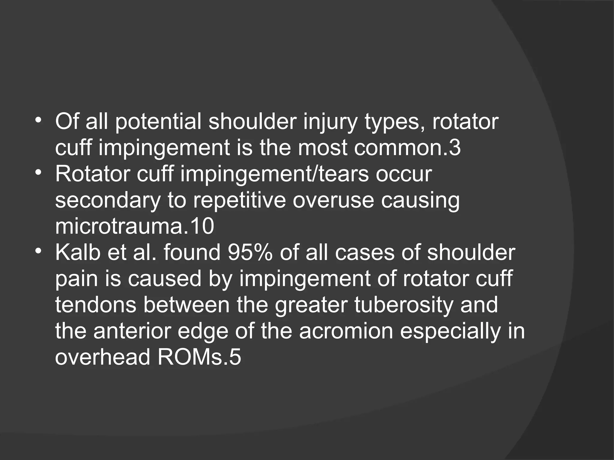 Shoulder Impingement Diagnosis And Rehabilitat | PPT