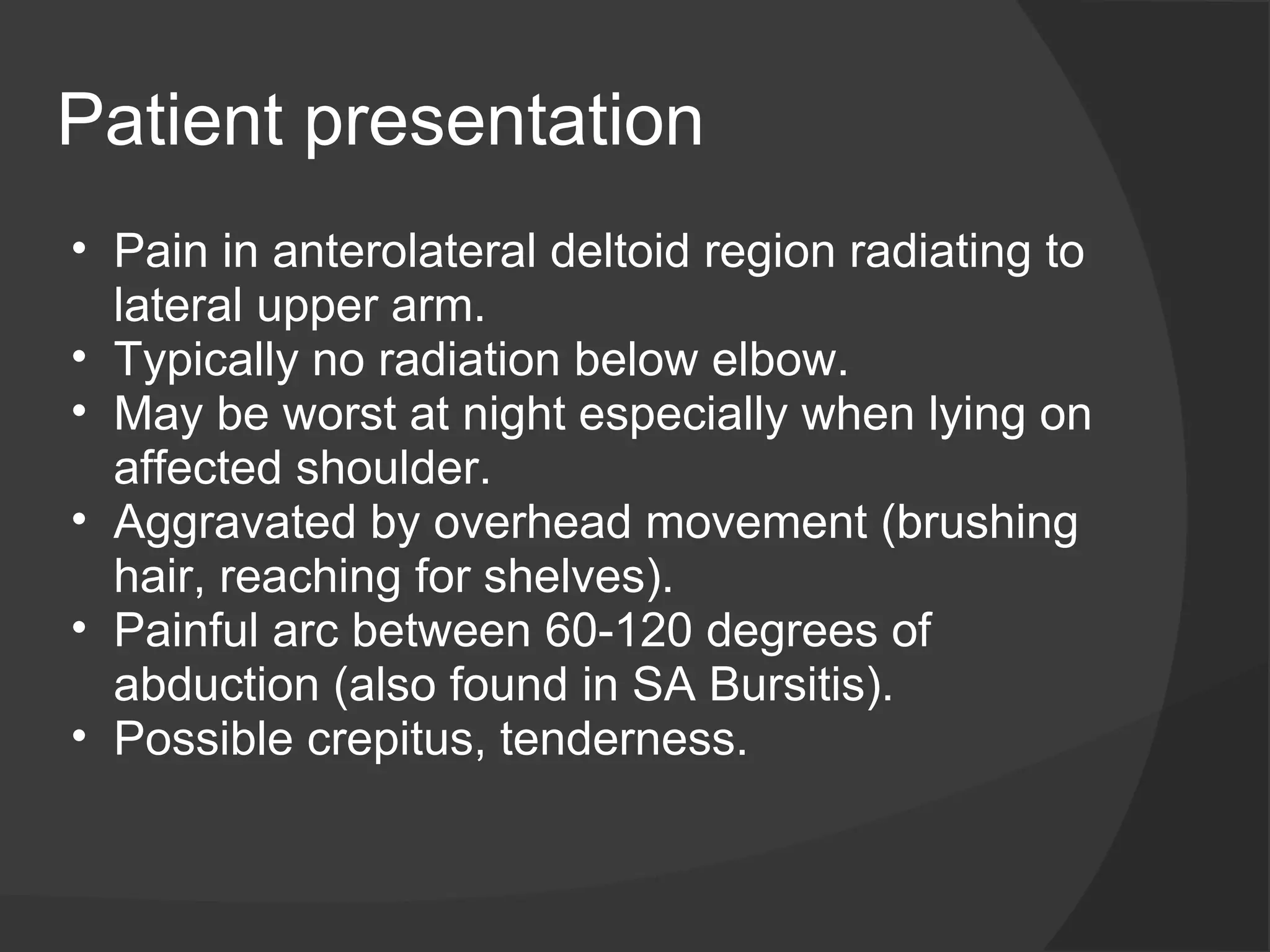 Shoulder Impingement Diagnosis And Rehabilitat | PPT