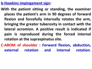 Positive Hawkins Impingement