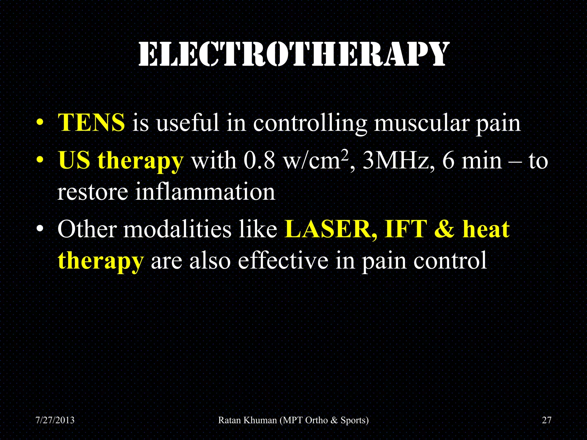 Shoulder impingement syndrome | PPTX