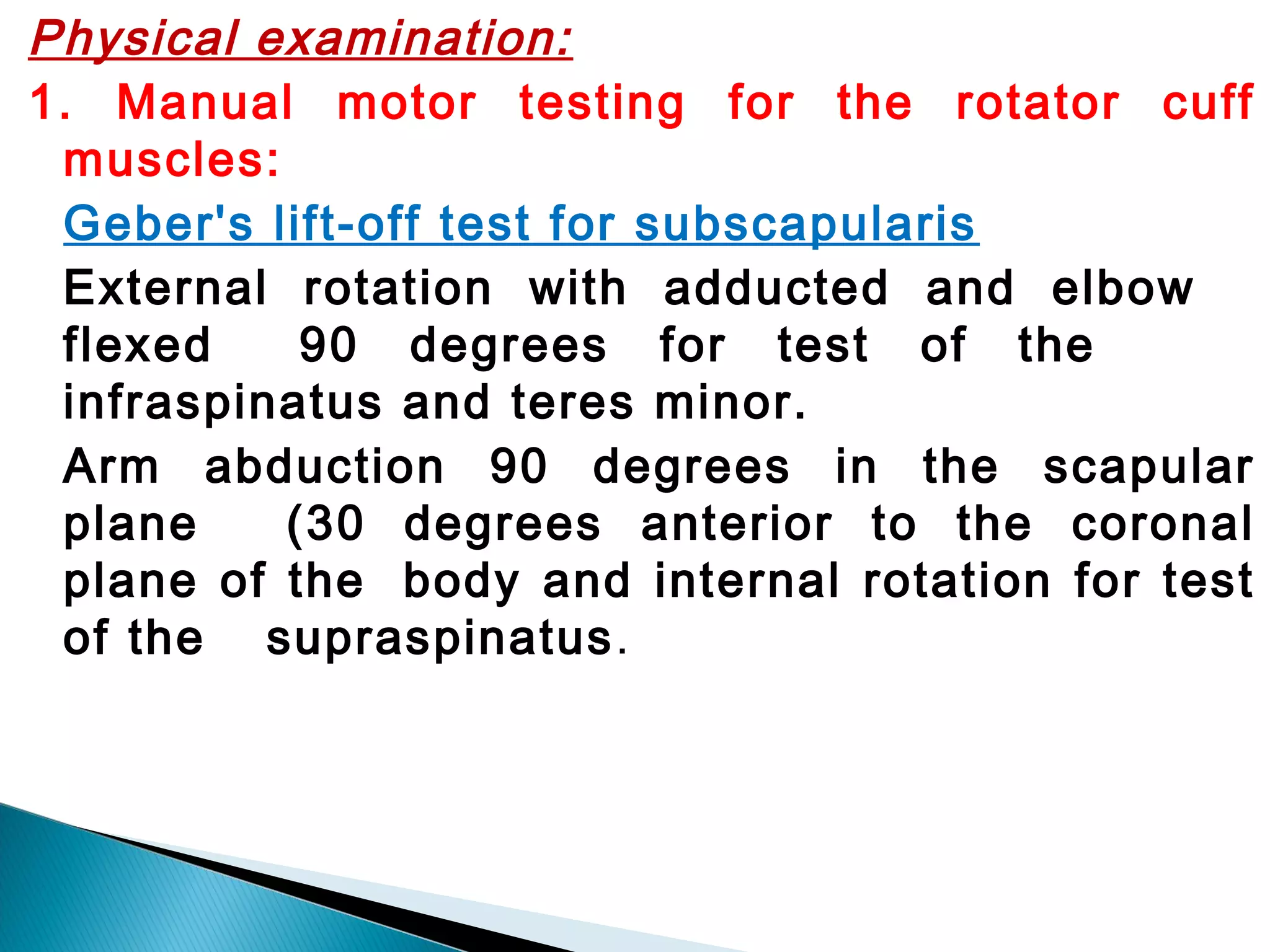 Shoulder impingement syndrome | PPT