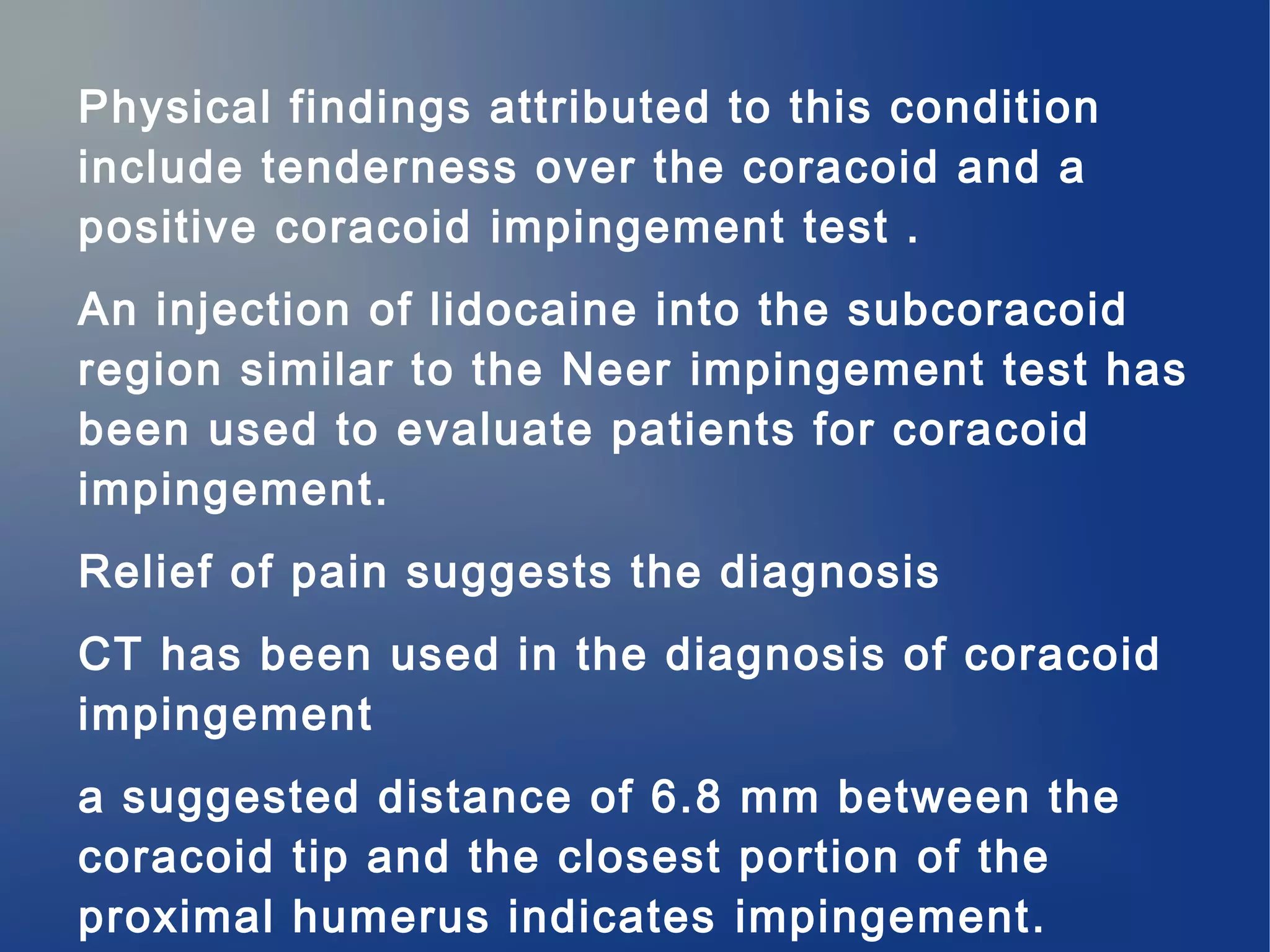 Shoulder impingement syndrome | ODP