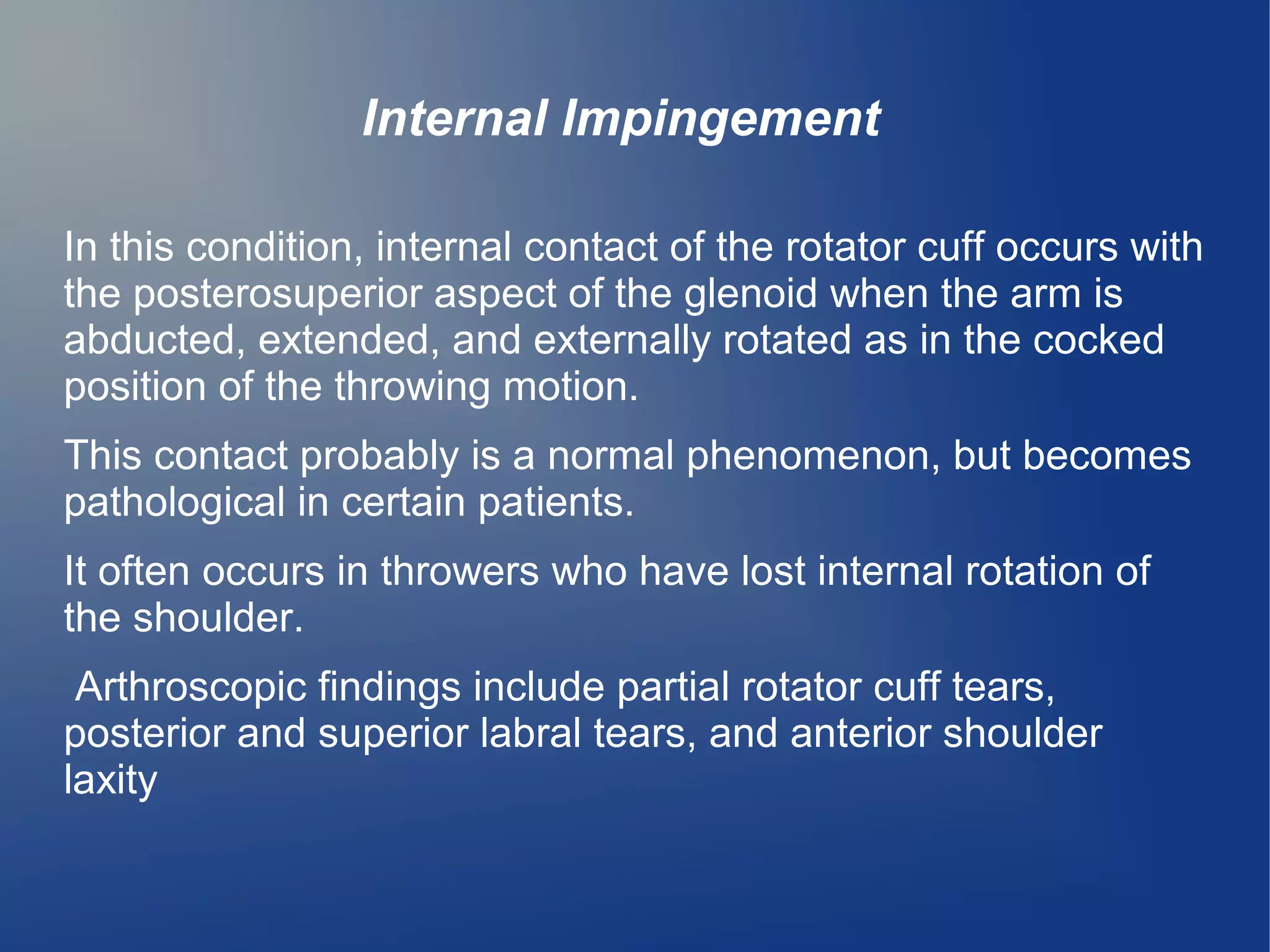 Shoulder impingement syndrome | ODP