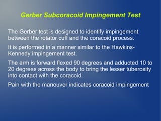 Shoulder impingement syndrome | ODP