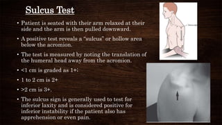 Shoulder instability | PPTX