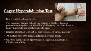 Shoulder instability | PPTX