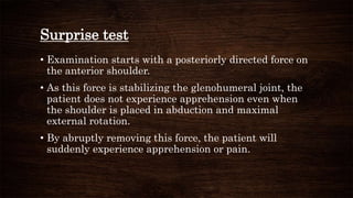 Shoulder instability | PPTX