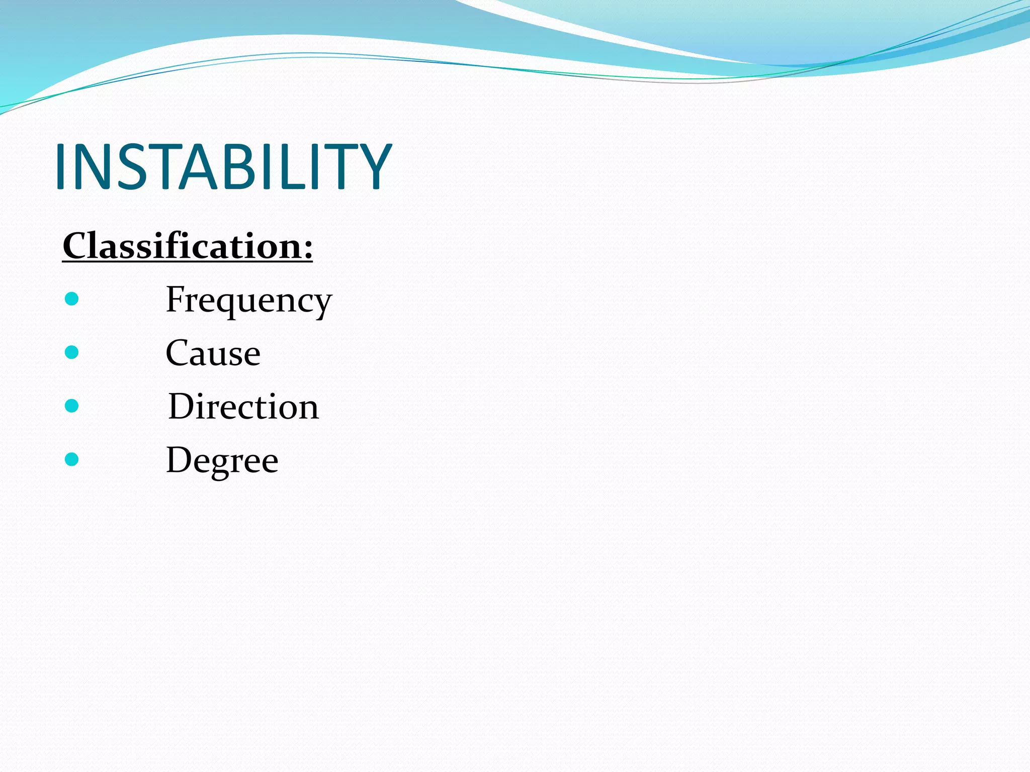 Shoulder instability (anatomy,types, management ) | PPTX