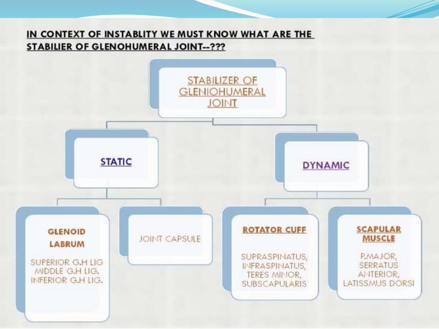 Shoulder instability (anatomy,types, management ) | PPTX