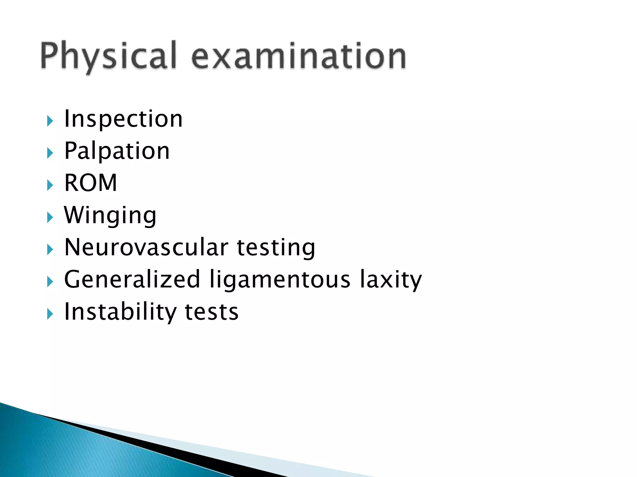 Shoulder instability- anatomy mechanism & treatment | PPT